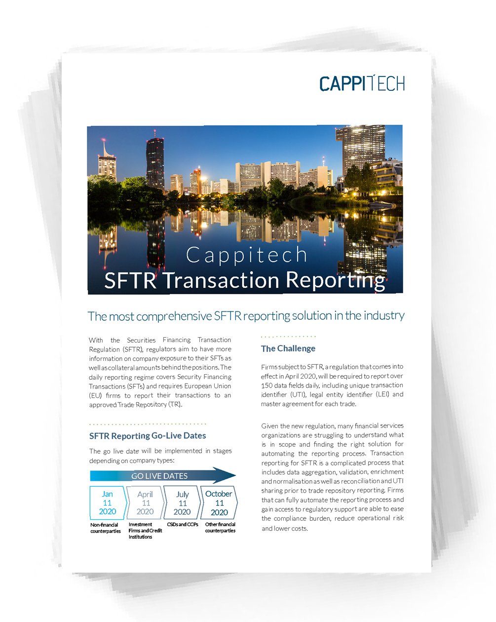 Brochure: Cappitech SFTR Transaction Reporting